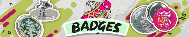 Branded Promotional Badges | Custom Badges with Business Logo Print ...