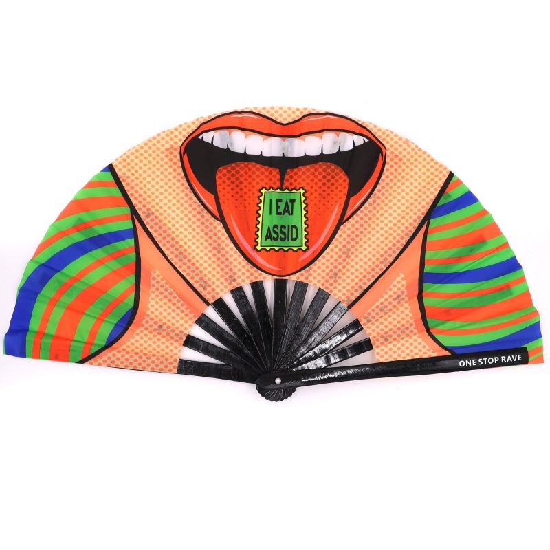 Large Bamboo Fans | Customisable Promotional Office Hand Fan — Promo Punks®