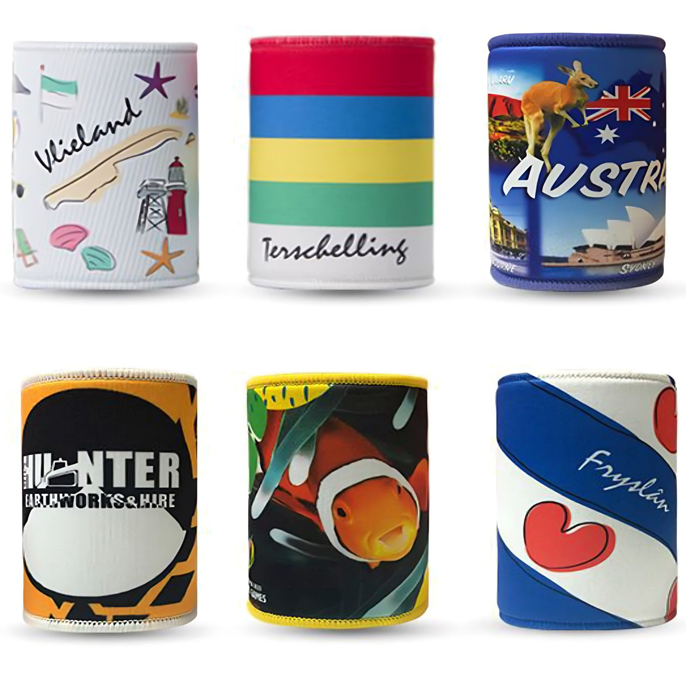 Branded Premium Promo Full Colour Neoprene Round Stubby Coolers ...