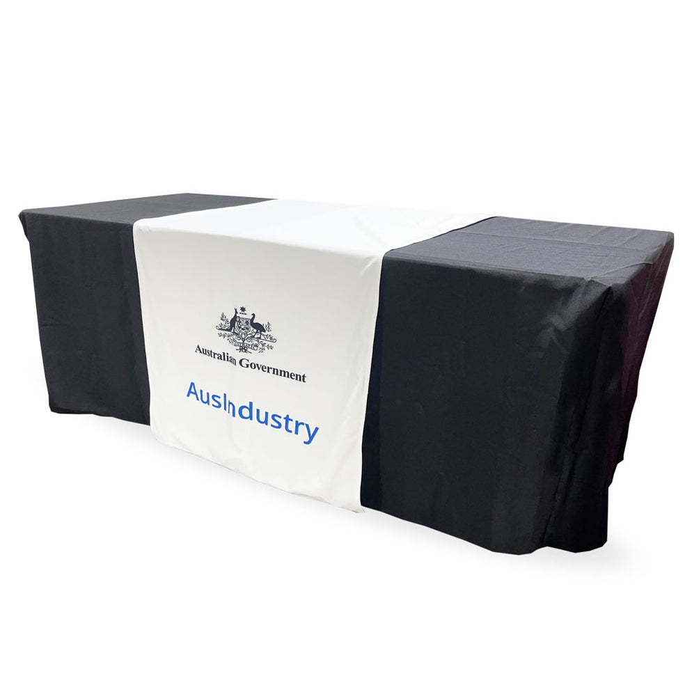Branded Corporate Event Promo Table Runner | Brandable Promotional ...