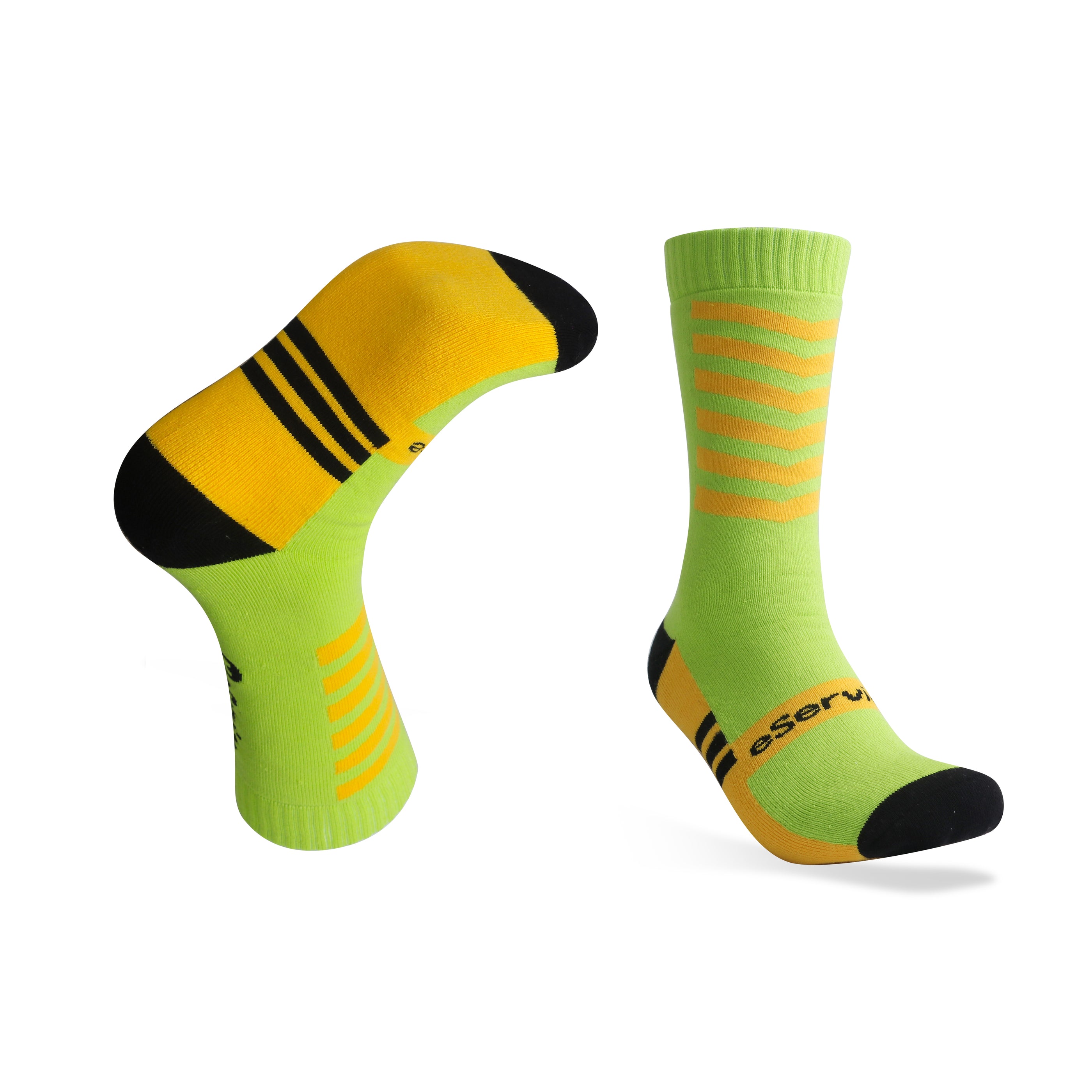 Branded Corporate Event Promo Crew Woven Bamboo Work Socks ...