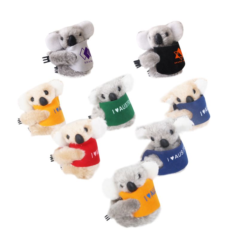 Koala Clip on Stuffed Plush Toy | Custom Branded Promotional Clip on ...