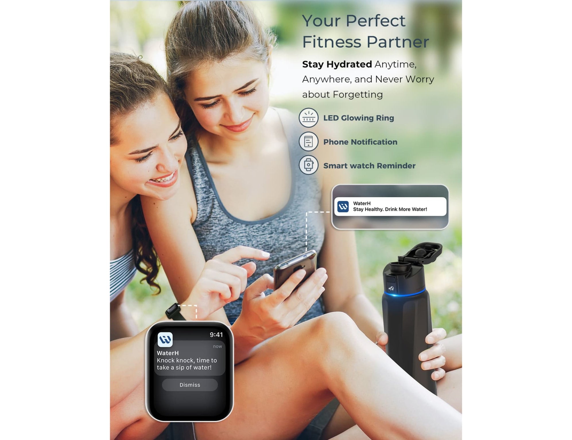 Custom branded Smart Water Bottle | Promotional Smart Water Bottle ...