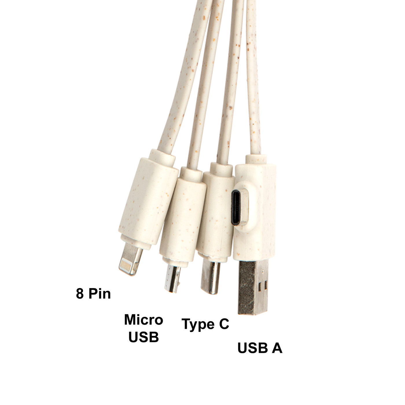 Branded Bamboo Charging Cable | Promotional Cable — Promo Punks®