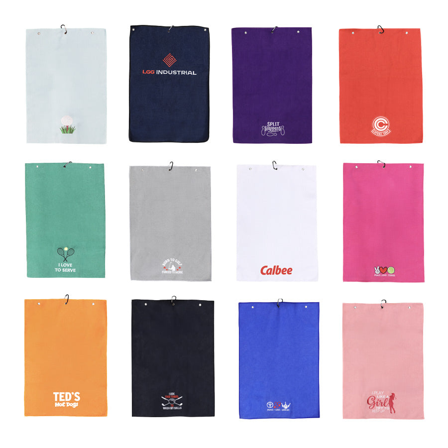 Custom Promo Daly Golf Towel | Custom Branded Promotional Golf Towel