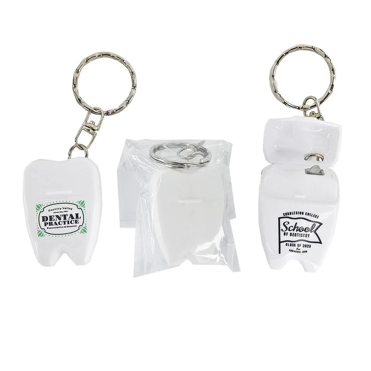 Dental Floss Keychain | Brandable Promotional Toothbrush