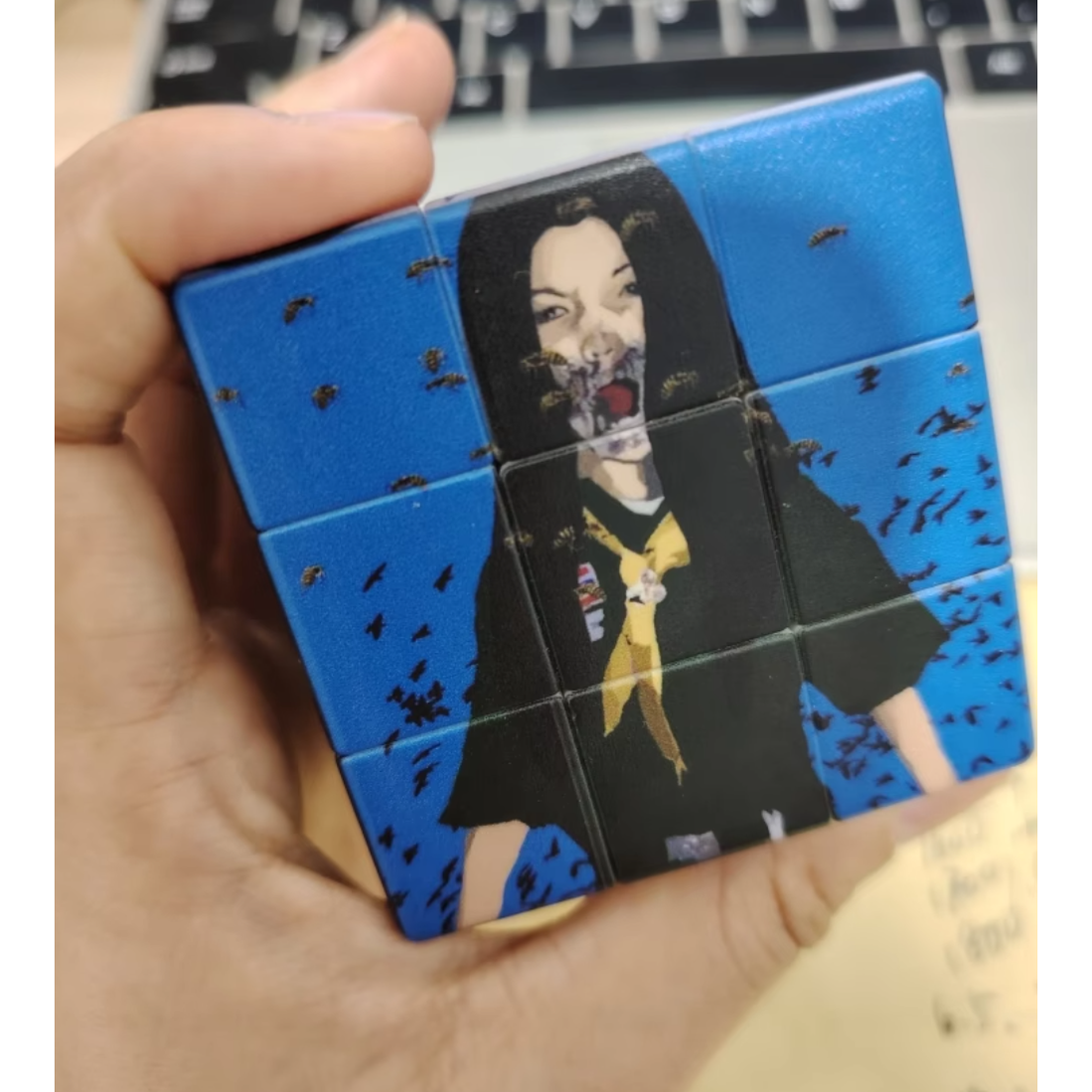 Custom Rotating Puzzle Cube | Custom Branded Rubiks Cube