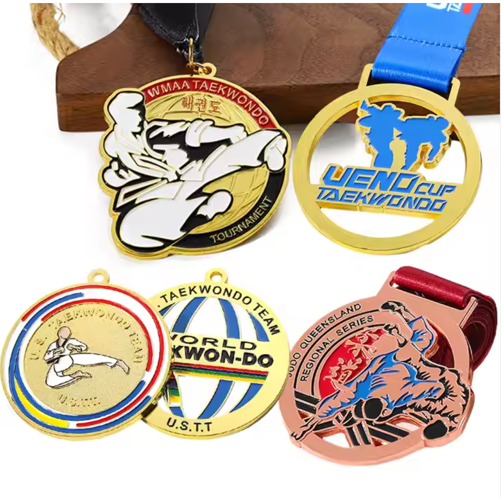 Custom Medals with Customised Lanyard | Branded Medals Online