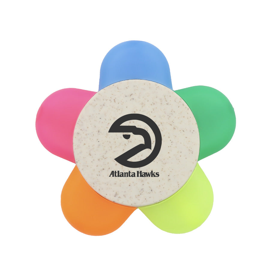 Branded Promotional Daisy Eco Highlighter | Customisable Promotional ...