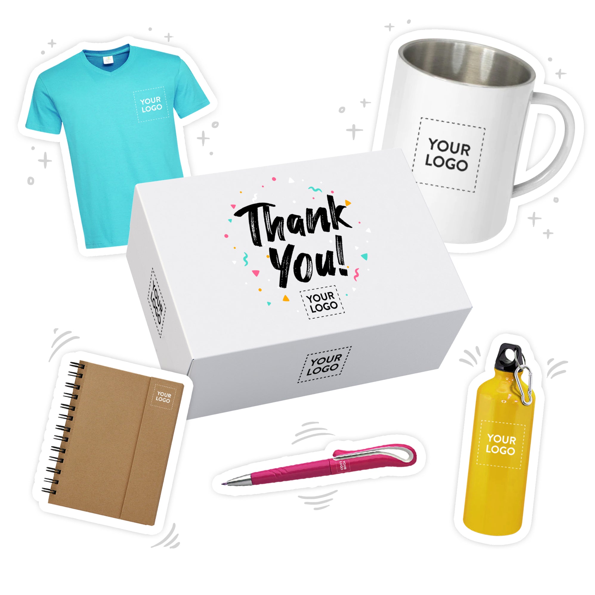 Custom Gift Box - Thank You Box | Custom Branded Promotional Gift Set ...