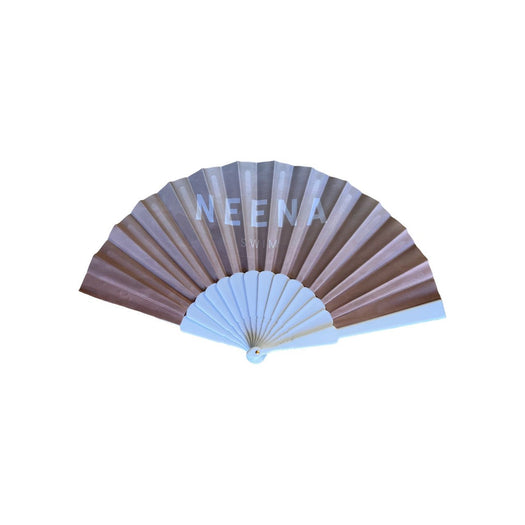 Branded Printed Fabric Hand Fans | Customisable Promotional Low Cost ...