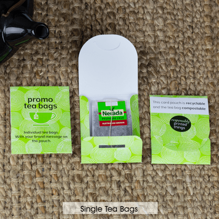 Promo Single Tea Bags | Customisable Promotional Tea Bags
